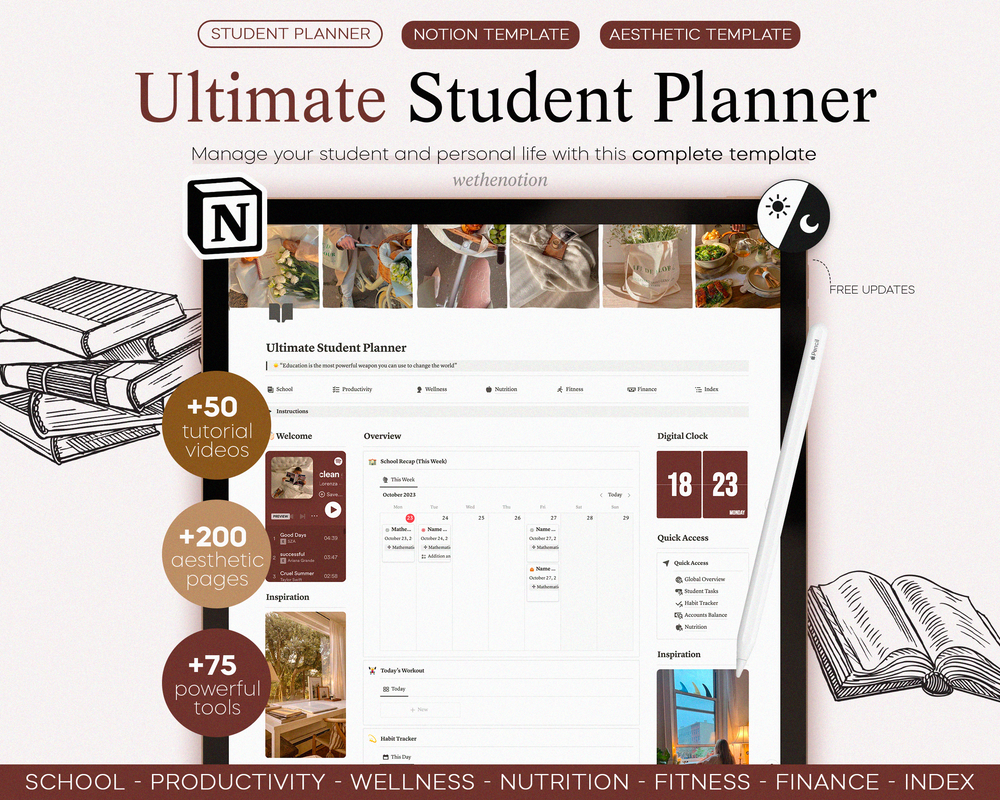 Ultimate Student Notion Template